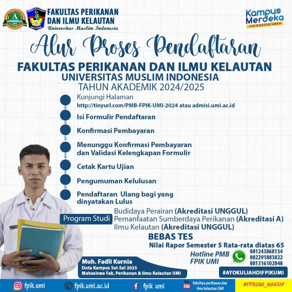 Penerimaan Mahasiswa Baru Fakultas Perikanan dan Ilmu Kelautan Universitas Muslim Indonesia ...